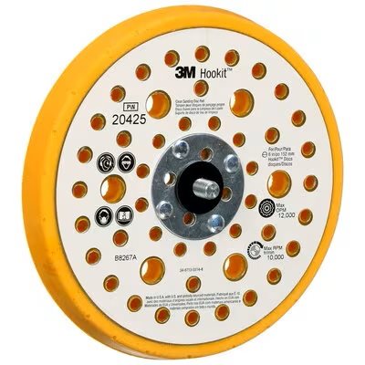 3M 7000118613 – HOOKIT™ CLEAN SANDING DISC PAD, 20425, 6 IN X 1/2 IN X ...